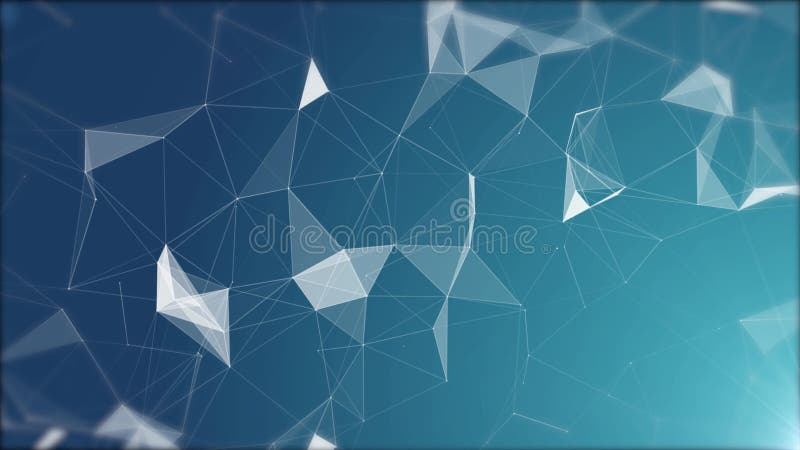 Plexus Digital Network Background,Abstract Digital Connection Moving Dots and Lines.Abstract ...