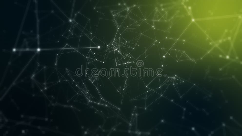 Plexus Fantasy Abstract Technology and Engineering Background with Original Organic Motion Stock ...