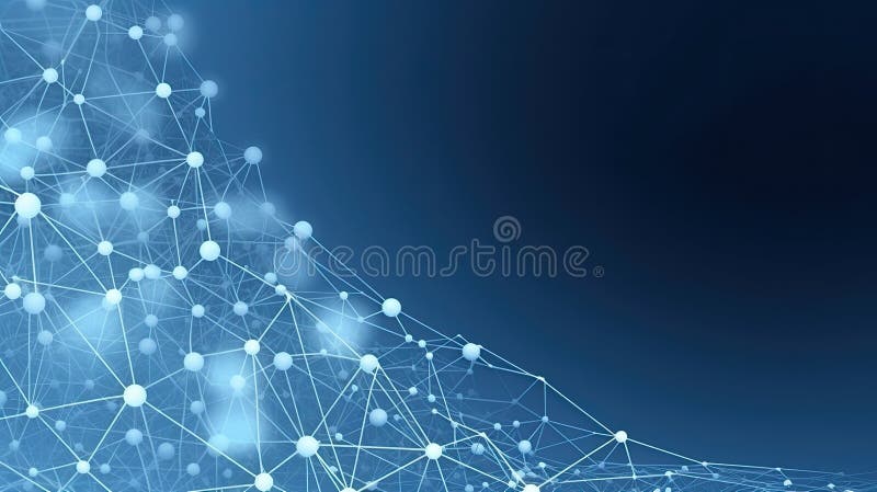 Abstract Geometric Background. Plexus Mesh Backdrop. Stock Illustration ...