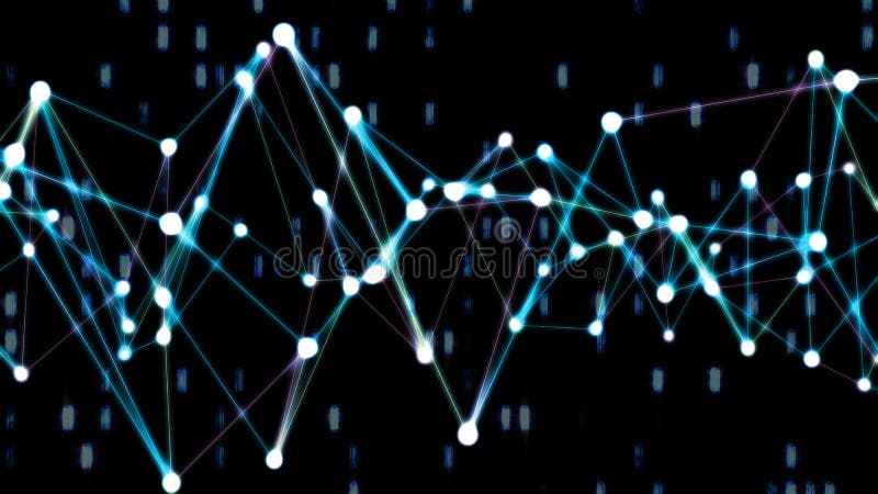 Plexus Neural Network Node Internet Data Connection Science Concept - Abstract Background ...