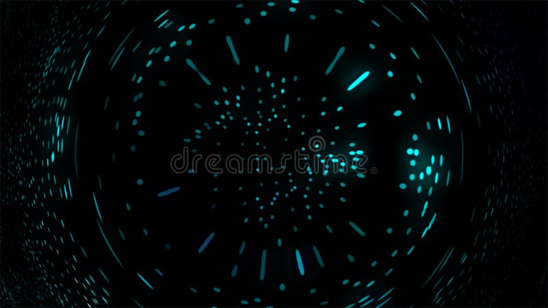 Plexus Style Loop Rotate Sphere Animation Cycle Color Dots And Lines Stock Illustration