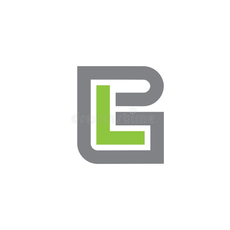 PLG Letter Monogram Initial Logo Design Template Vector Illustration ...