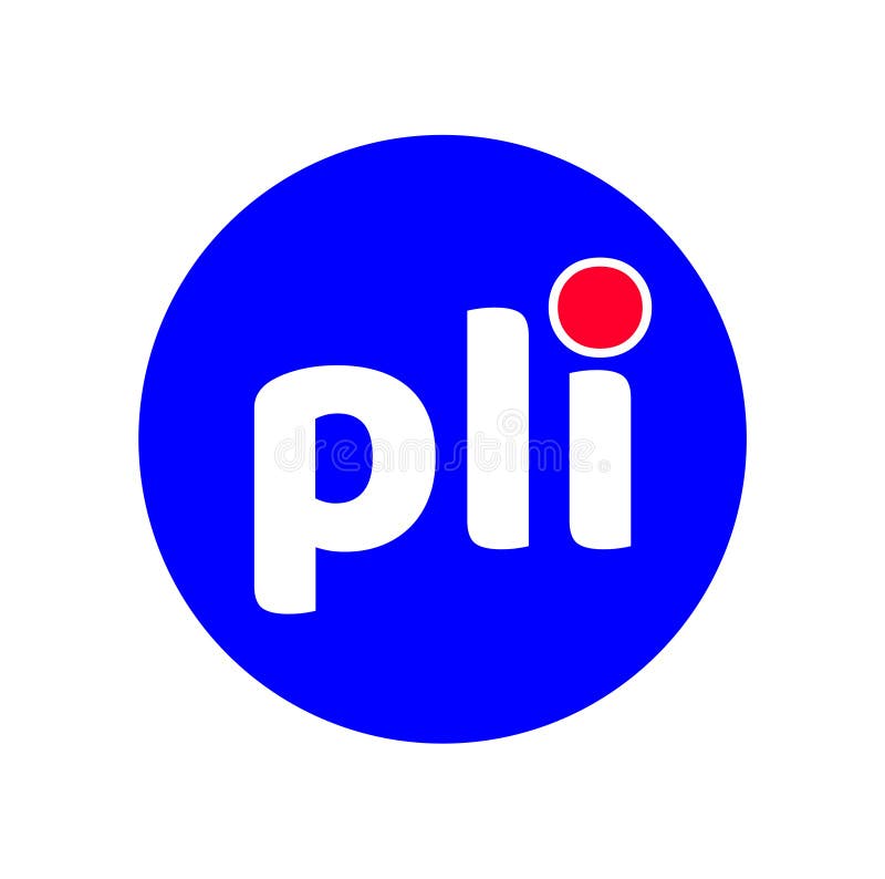 PLI Company Name Initial Letters Monogram. PLI Company Icon Stock ...