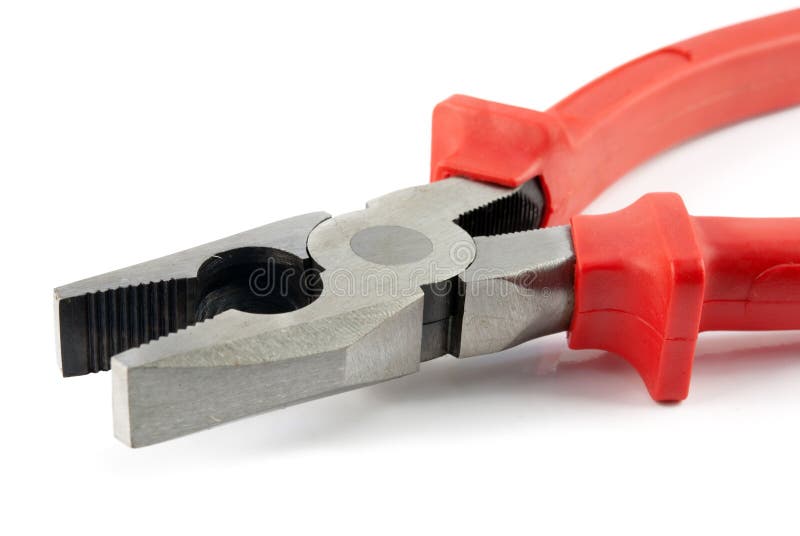 Pliers close up stock image. Image of steel, stainless - 24231119