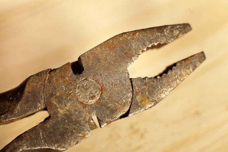 Dirty, Old, Rusty Hand Tools Stock Photo - Image of pliers, grunge ...