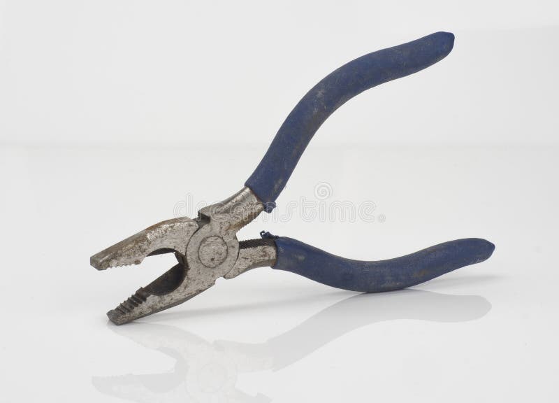 Pliers - old used upright stock photo. Image of tools - 91723144