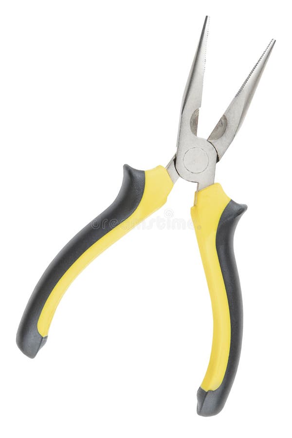 Pliers with rubber handles stock photo. Image of handy - 157434136