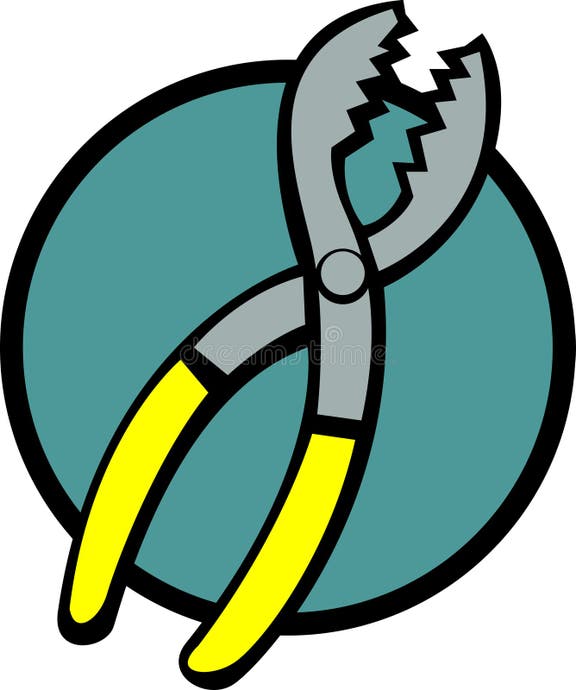 Pliers vector illustration stock vector. Illustration of jaws - 3082875