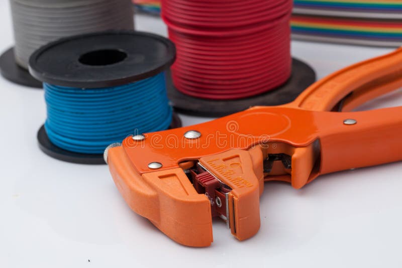 Pliers wire cable stock photo. Image of repairman, screwdriver - 35666146