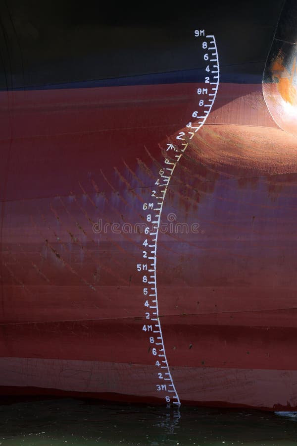 Plimsoll mark on the ship stock photo. Image of transport - 386202904