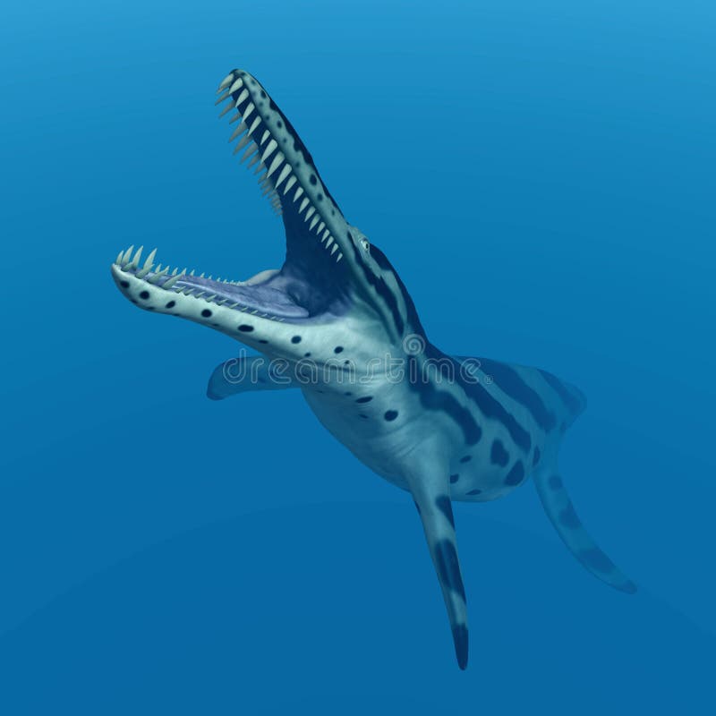 Pliosaur-Kronosaurus stock abbildung. Illustration von abbildung - 77252742