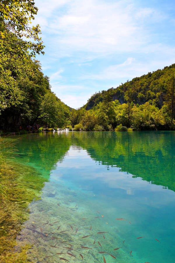 Plitvice Lakes stock photo. Image of alps, heaven, blue - 25588682