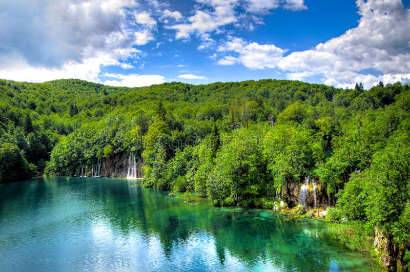 Plitvice lakes stock image. Image of water, lakes, famous - 21526753