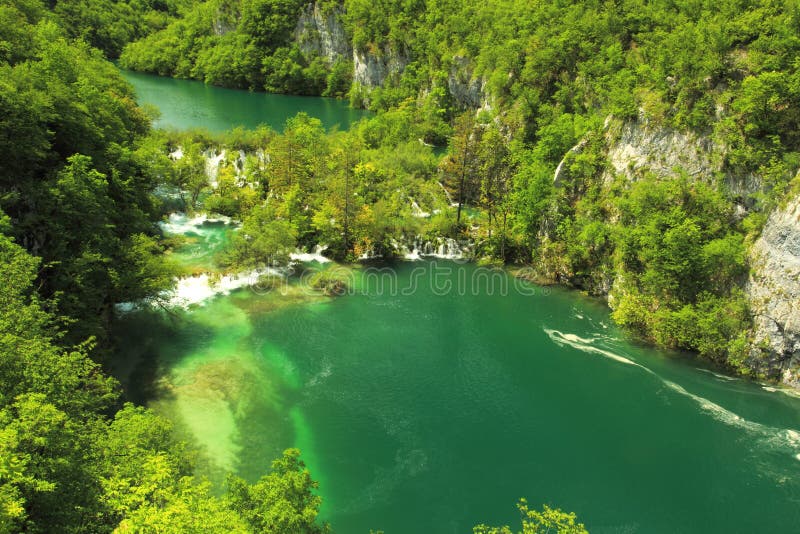 Plitvice lakes stock image. Image of water, lakes, famous - 21526753