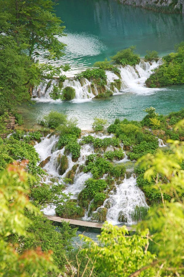 Waterfalls stock photo. Image of plitvice, landscapes, wood - 985036