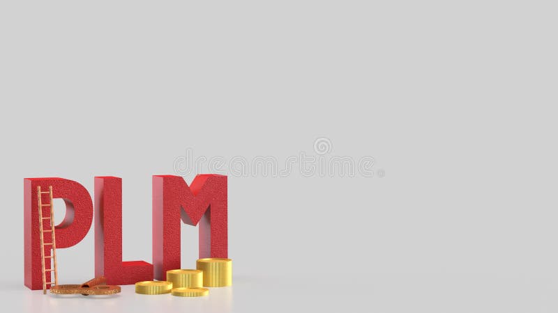 The PLM or Product Lifecycle Management for Business Concept 3d ...