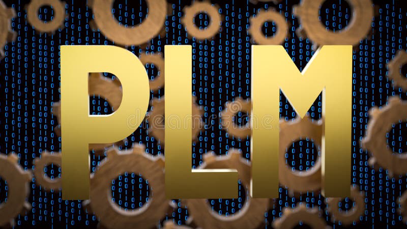 The PLM or Product Lifecycle Management for Business Concept 3d ...