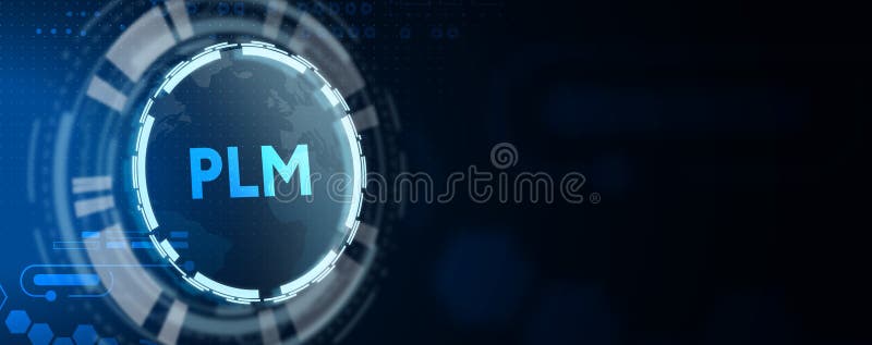 PLM Product Lifecycle Management System Technology Concept. Technology ...