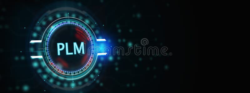 PLM Product Lifecycle Management System Technology Concept. Technology ...