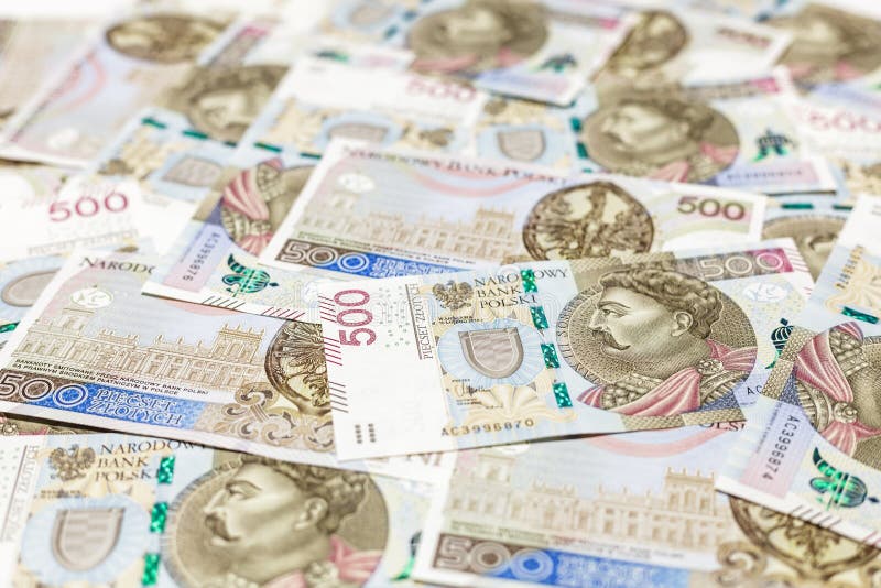 500 PLN Banknotes On Financial Newspaper Stock Photo - Image of company ...