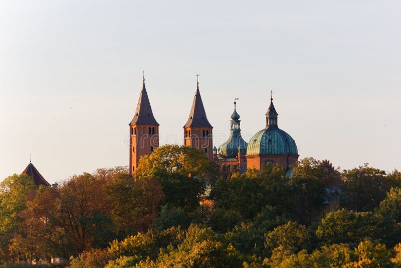 Plock imagen de archivo. Imagen de ciudad, catedral - 128242803