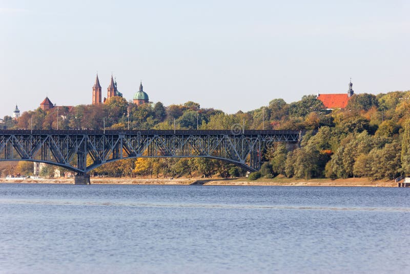 A Panorama of Plock in Poland Stock Photo - Image of famous, hill ...