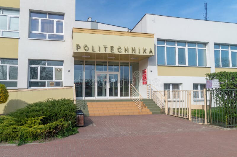 Warsaw University of Technology, Branch in Plock Editorial Stock Photo ...