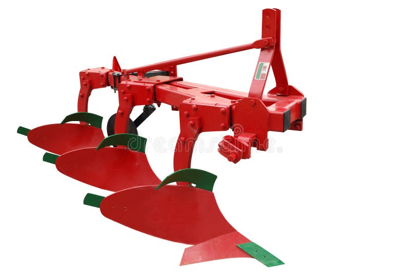 Ploeg stock afbeelding. Image of ondergrond, macht, machines - 10692897