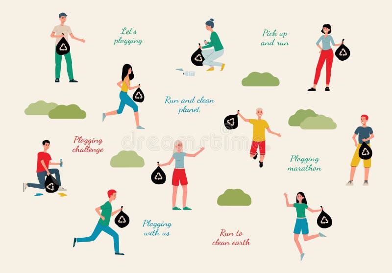 Plogging Stock Illustrations – 197 Plogging Stock Illustrations ...