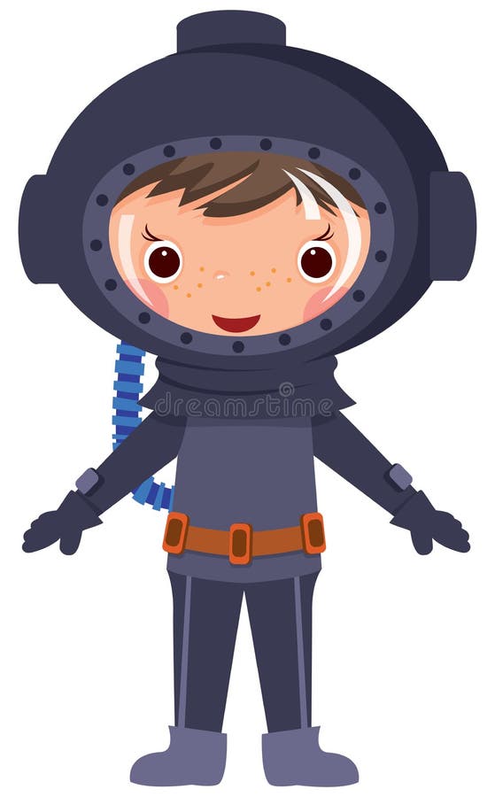 Plongeur hauturier illustration stock. Illustration du conception ...