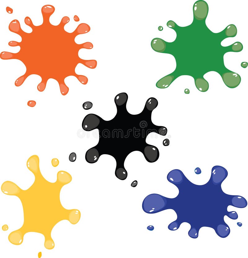 Spatten vector illustratie. Illustration of knoei, illustratie - 11078934