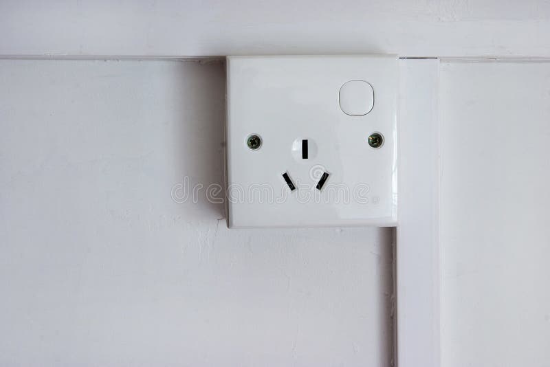 Plot de fiche de 3 bornes photo stock. Image du électricité - 7534946