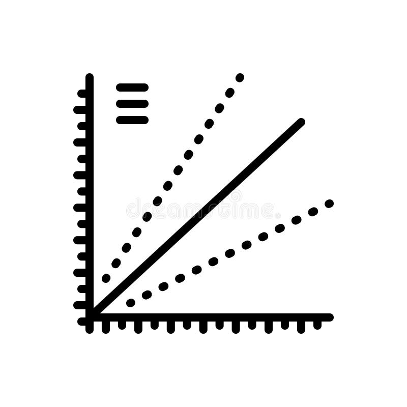 Black Line Icon for Plot, Plan and Scheme Stock Illustration ...