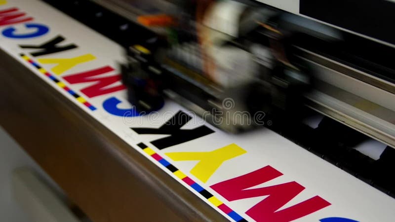 CMYK Printing Colors on 4 Puzzle Pieces Stock Footage - Video of press ...