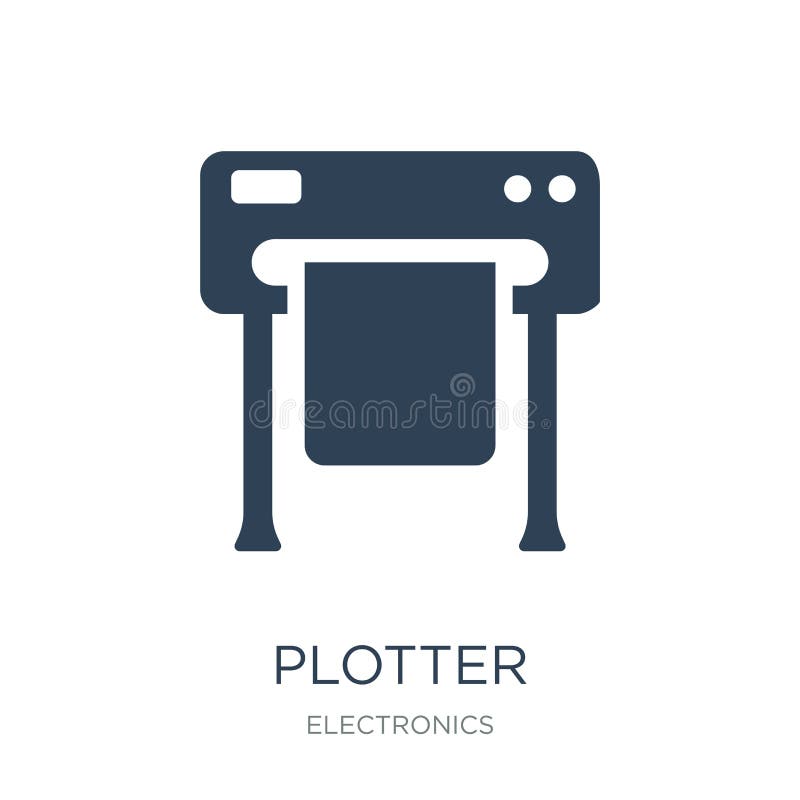 Large Format Photo Printer / Plotter Stock Vector - Illustration of ...