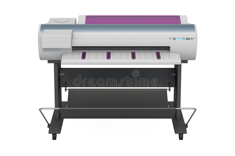 Plotter, Large Format Inkjet Printer with Growth Bar Graph and Pie ...