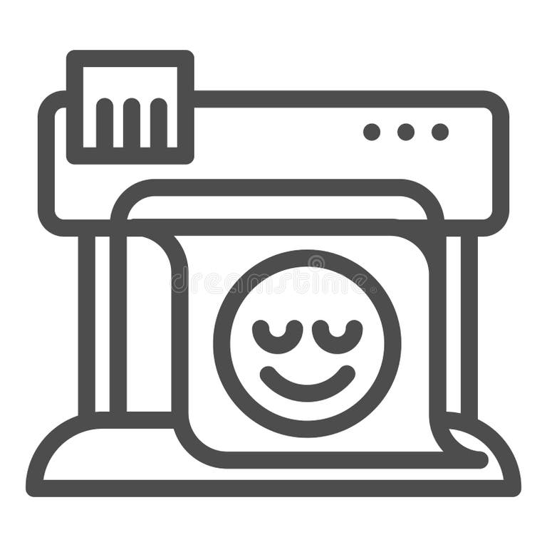 Outline Large Format Printer Stock Illustrations – 301 Outline Large ...