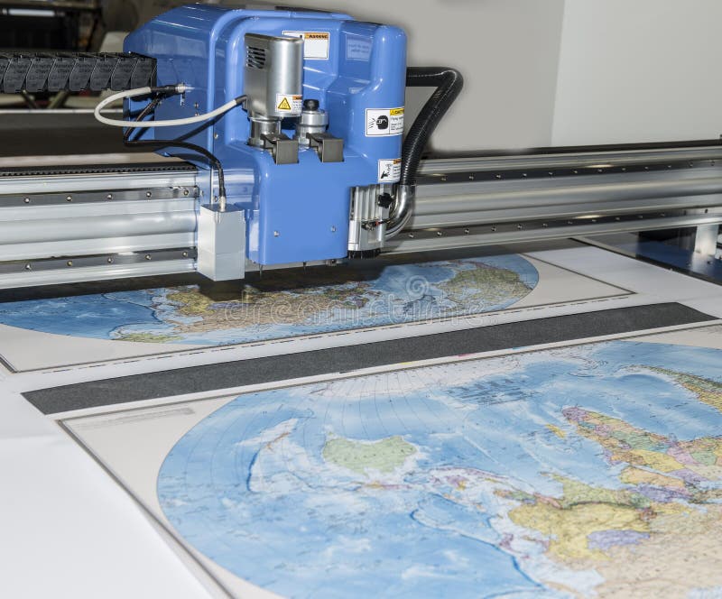 Wide Format Printer (Plotter) Stock Photo - Image of wide, inkjet: 15256548