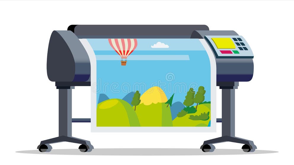 Printer Cartoon Stock Illustrations – 4,425 Printer Cartoon Stock ...