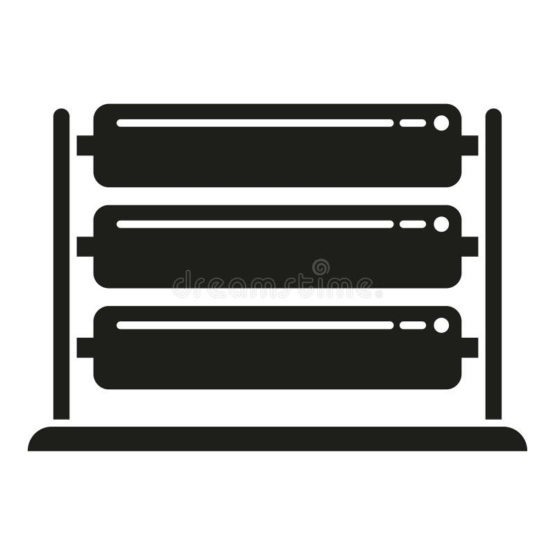 Plotter Stand Roll Icon Simple Vector. Digital Print Stock Vector ...