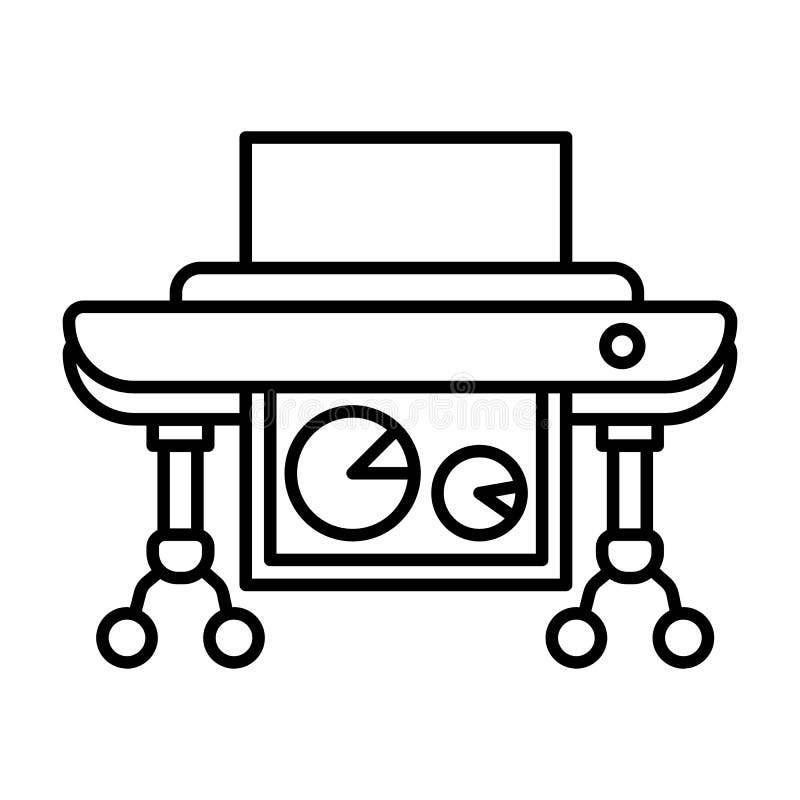 Plotter Vector Image To Be Used in Web Applications, Mobile ...