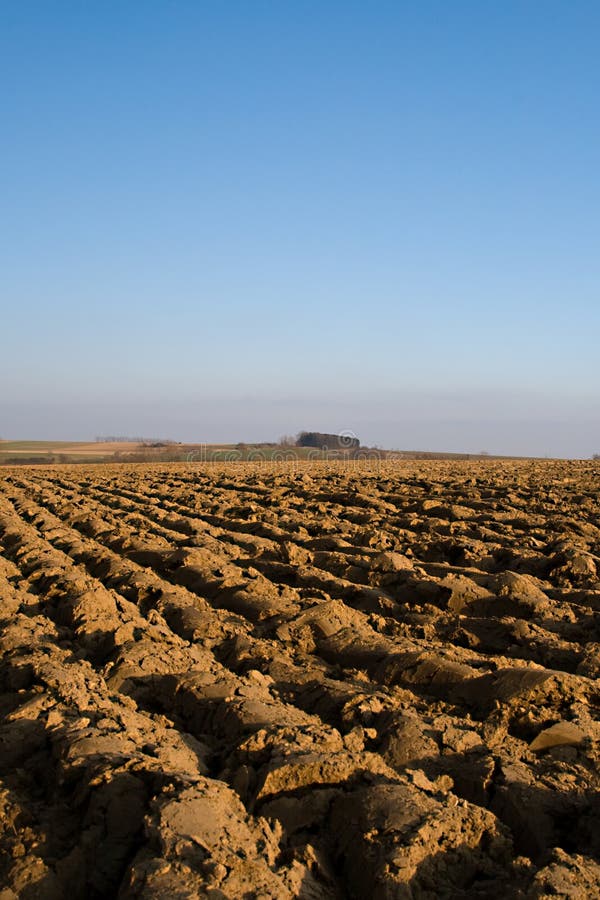 Ploughed soil stock image. Image of ready, planting, earth - 7538015