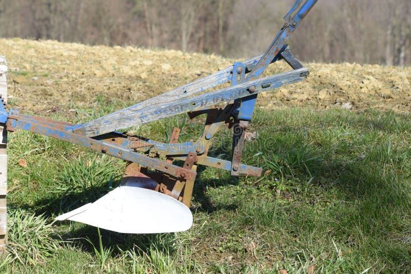 Plow As a Tool for the Field Work Stock Image - Image of crust ...