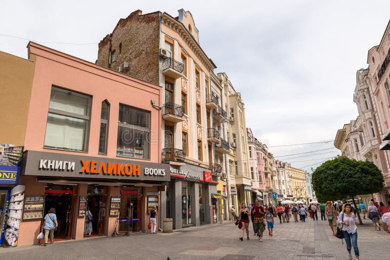 Plowdiw, Bulgarien redaktionelles stockfoto. Bild von östlich - 119119413