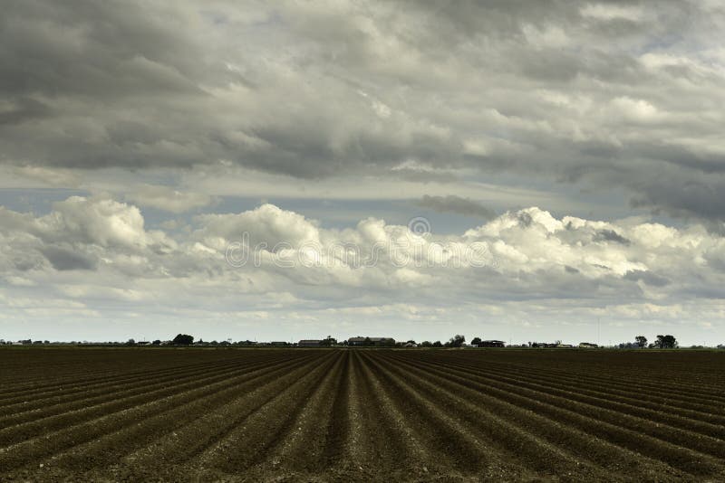 Farm on Cloudy Day stock image. Image of rural, beauty - 25578467