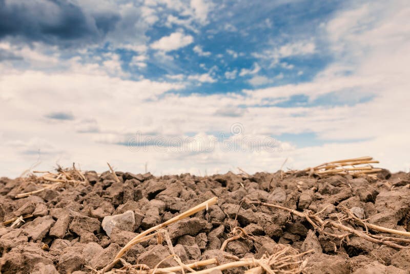 Plowed Field Ready for New Crops, Agricultural Background Stock Photo ...