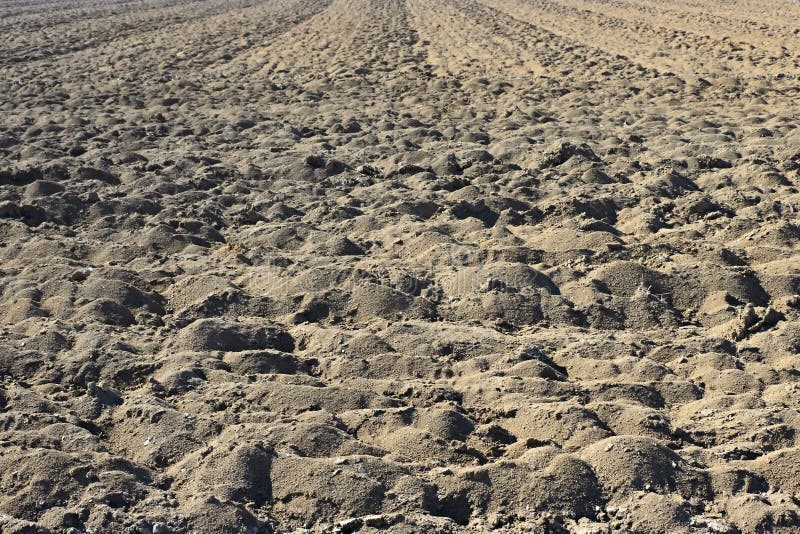 Plowed field stock image. Image of farming, tillage, rock - 52346419