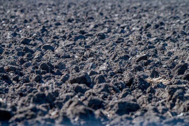 Plowed Soil for Key Farming Stock Image - Image of soil, horizontal ...