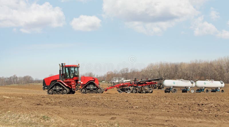Plowing and Fertilizing stock image. Image of tank, nurse - 30319129