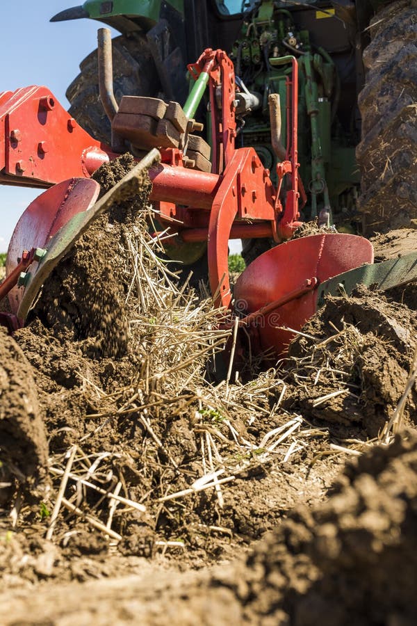 Plowing stock photo. Image of cultivation, earth, brown - 87600030